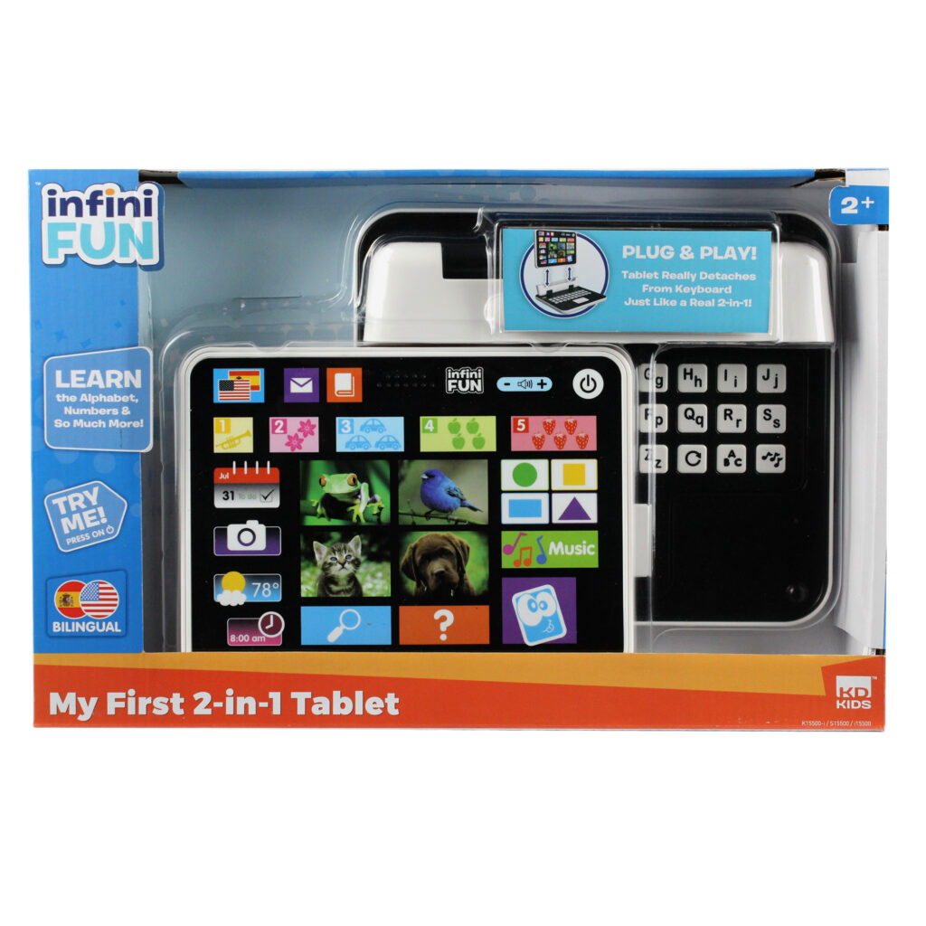 Infini Fun My First 2-in-1 Tablet - Toys for Tots Virtual Toy Box