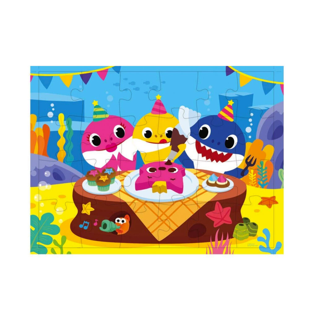 24 Pc. Baby Shark Floor Puzzle - Toys for Tots Virtual Toy Box