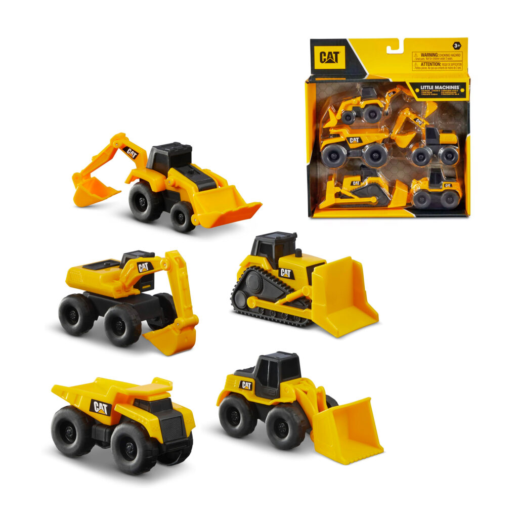 5 Pc. CAT Mini Machines - Toys for Tots Virtual Toy Box